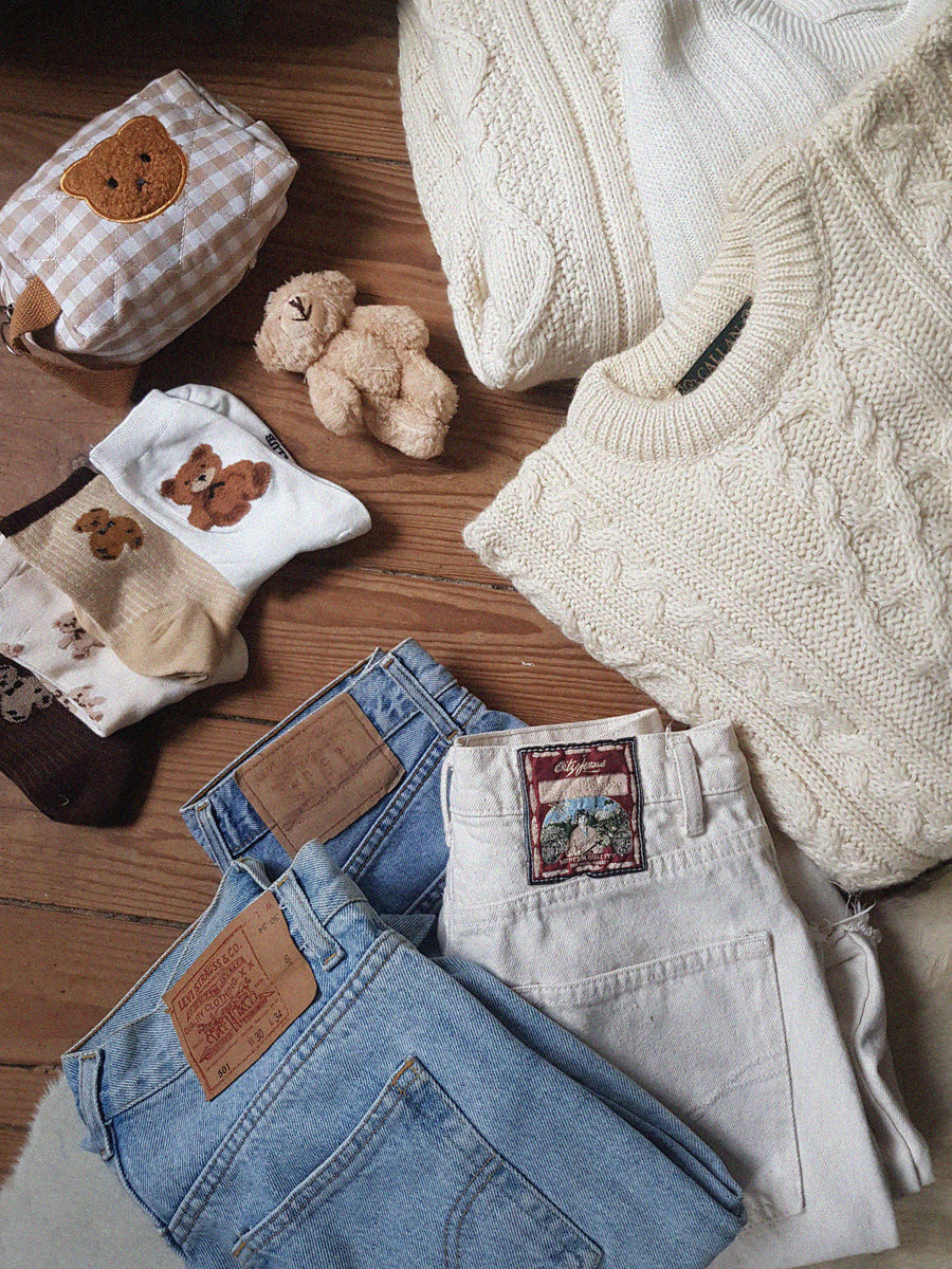 WHITE SOCKS // teddy – tricirculo