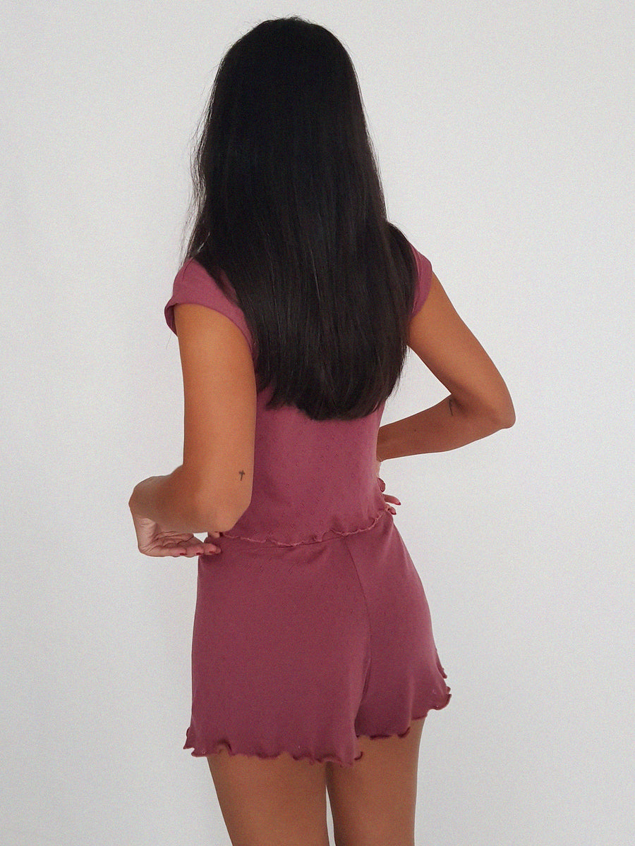 IRIS SHORTS // aubergine – tricirculo
