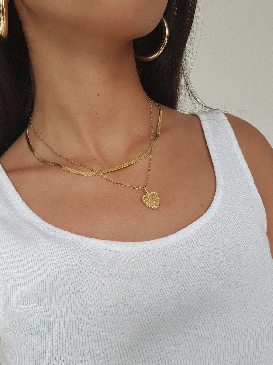 SNAKE GOLD // stainless steal – tricirculo